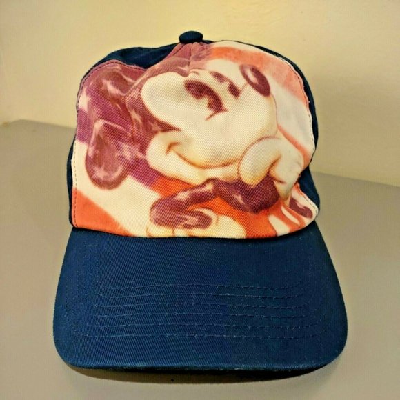 Disney | Accessories | Disney American Flag Mickey Baseball Cap Red ...